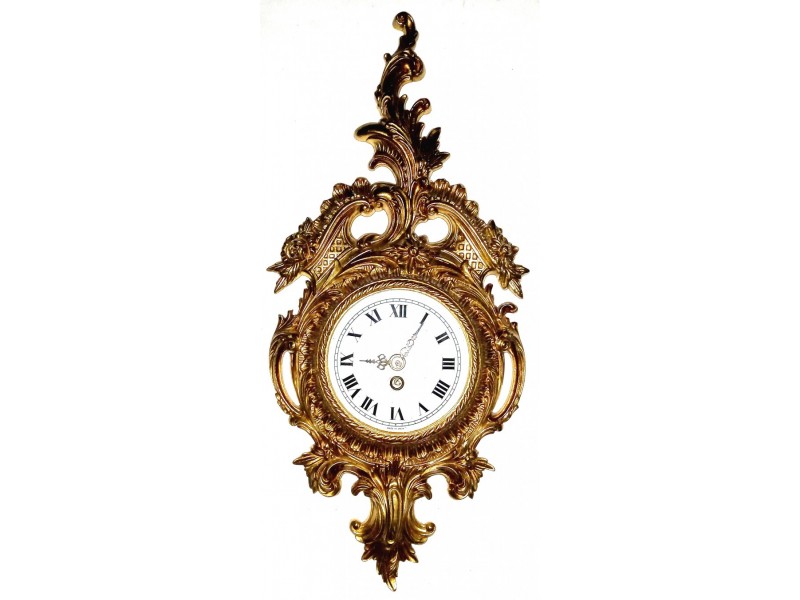 SAT - ZIDNI, BRONZA, MADE IN SPAIN 54x24cm