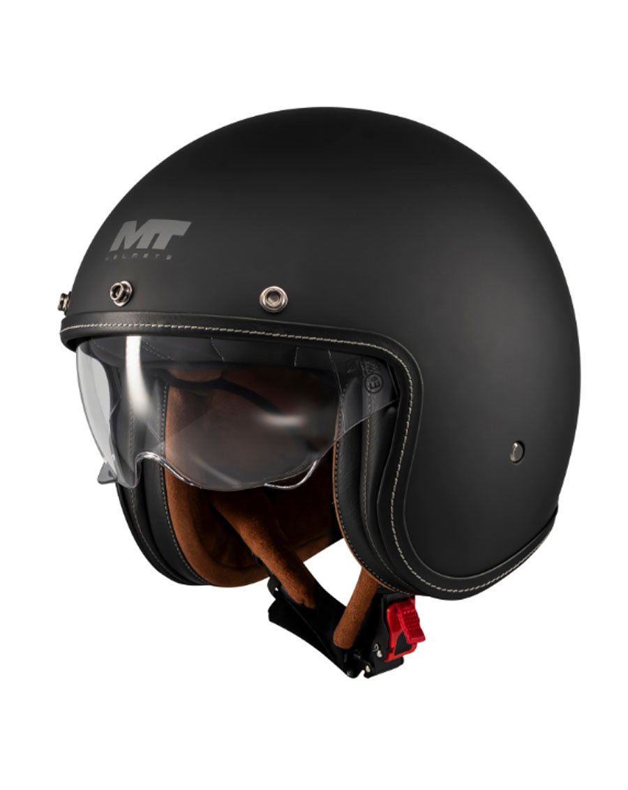 MT jet kaciga Le Mans 2 S Pure A1 crna mat