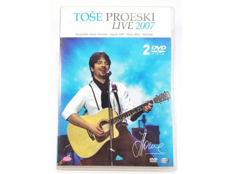 TOŠE PROESKI - Live 2007 - 2 x DVD