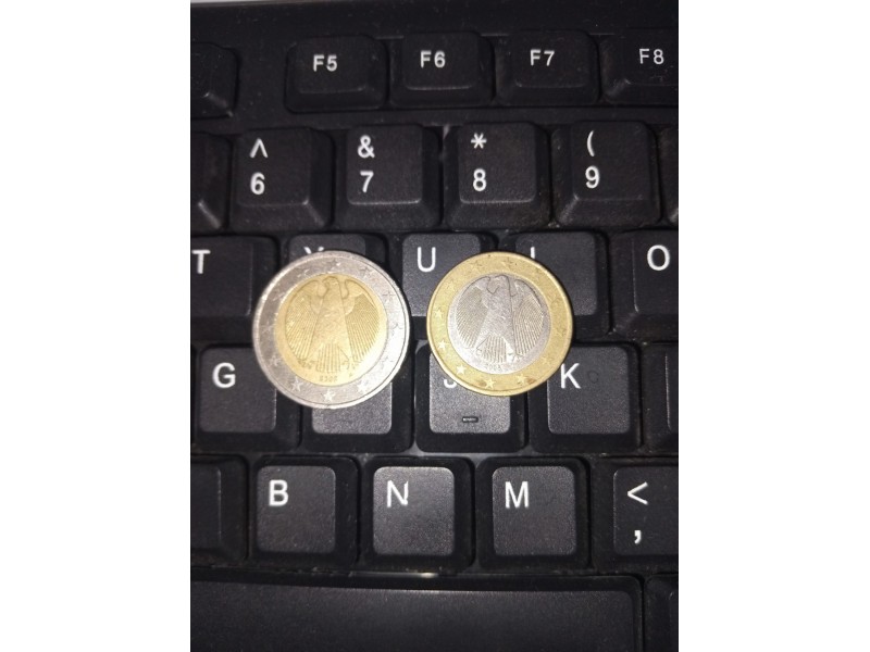 2002 Nemačka 2 evra G + 1 evro 2003 A