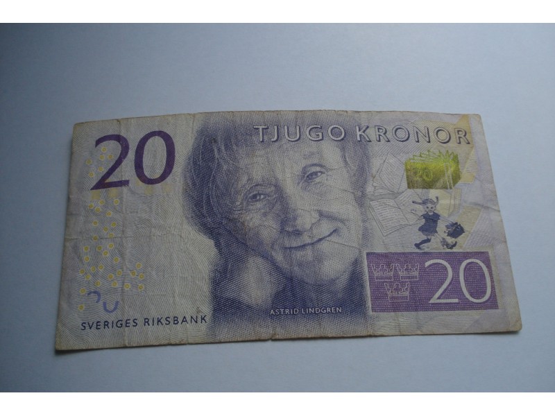 ŠVEDSKA - 20 KRUNA - 1998