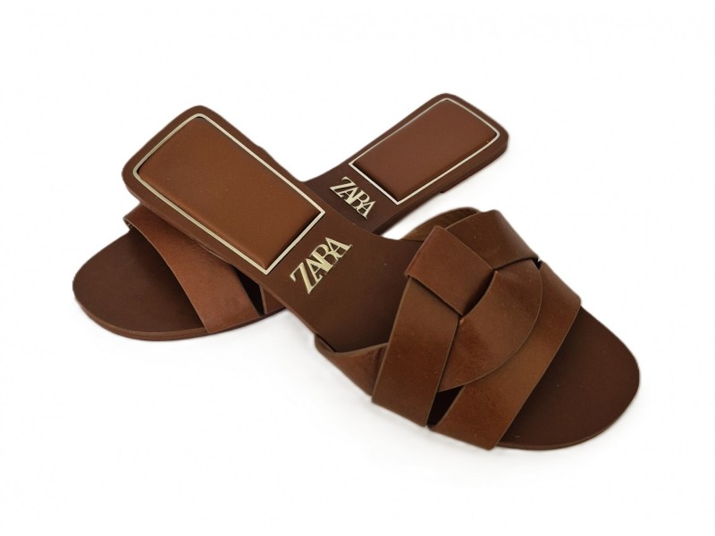 ZARA...PRELEPE PAPUCE-PRAVA KOZA-KAO NOVE BR.36