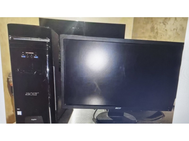 ACER i5 7 gen 8GB DDR4 SSD+HDD 1TB Monitor 22 EXTRA