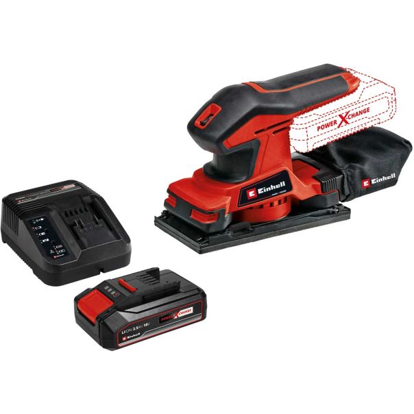 EINHELL Akumulatorska vibraciona brusilica TC-OS 18/187 Li Solo + Power-X-Change 18V 2,5Ah