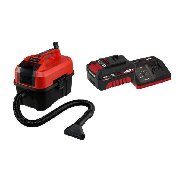 EINHELL Akumulatorski usisivač za suvo/mokro TE-VC 18/10 Li-Solo + Power-X-Change 18V 4,0Ah