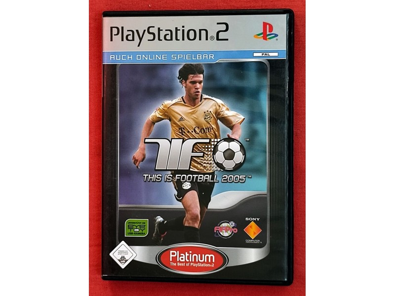 This is football 2005 - Platinum " PS2 Oiriginalna Igra