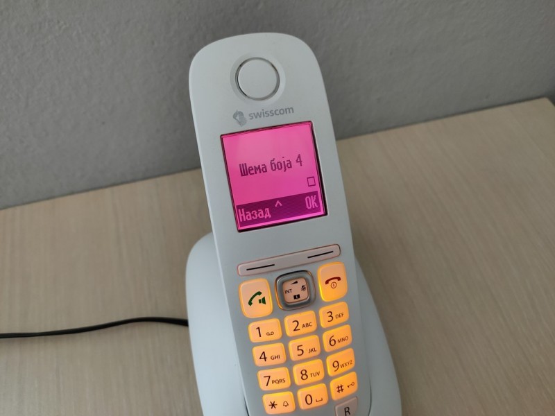 Dobar Siemens Swisscom bezicni telefon,Hd,Lcd.