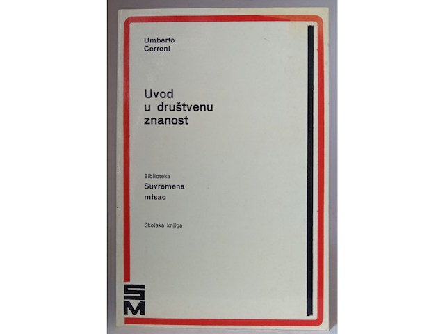 UVOD U DRUŠTVENU ZNANOST: Umberto Cerroni
