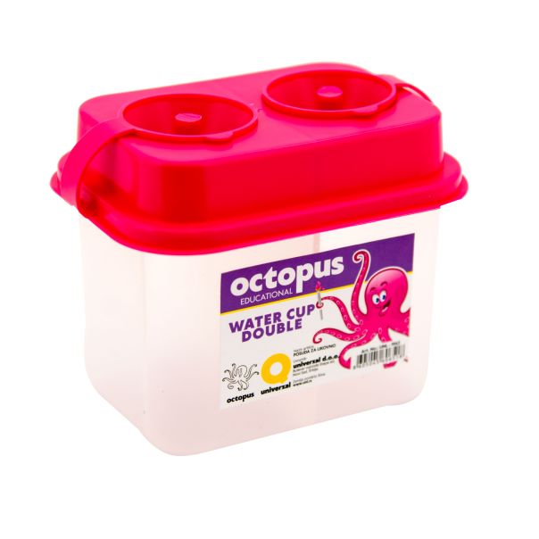 OCTOPUS Čaša za likovno dupla 12x8x9cm unl-1963