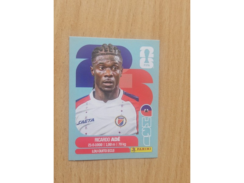 World Cup 2026 Panini sličica broj HAI 6