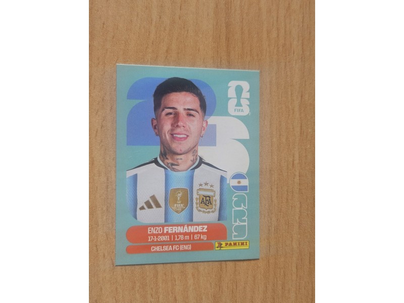 World Cup 2026 Panini sličica broj ARG 8
