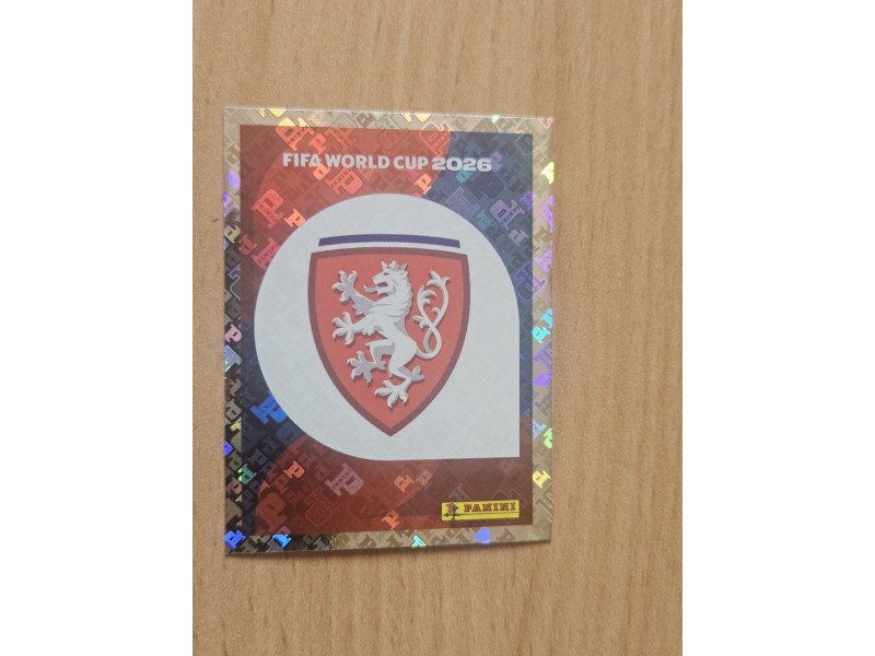 World Cup Panini 2026 sličica broj CZE 1