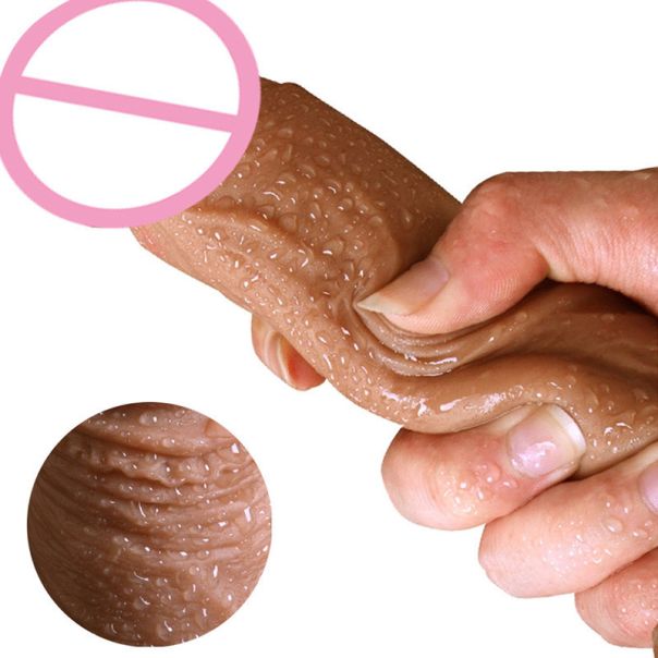 Veliki realistični dildo 21 cm (medicinski silikon)