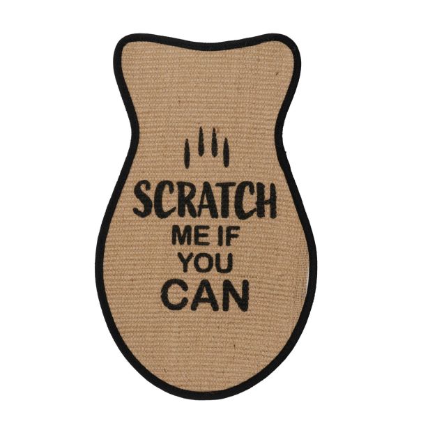 PET TOYS Grebalica za mačke – prostirka Scratch Me If U Can 50 × 30 cm