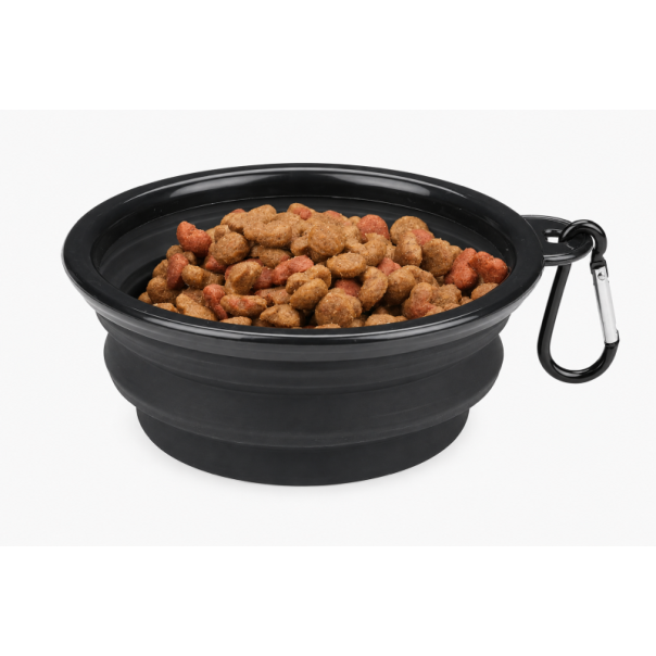 PET TREATMENT Sklopiva činija za pse crna 350 ml