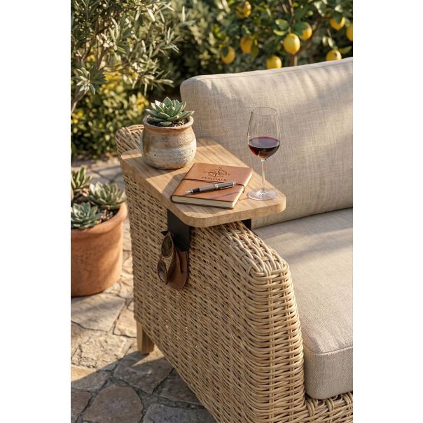 HANAH HOME Konzolni sto Artmtksofa2, braon