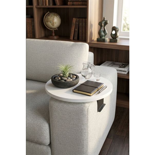 HANAH HOME Konzolni sto Artmtksofa1, bela
