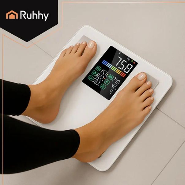 Ruhhy Vaga za Merenje Telesne Težine Bela 226kg