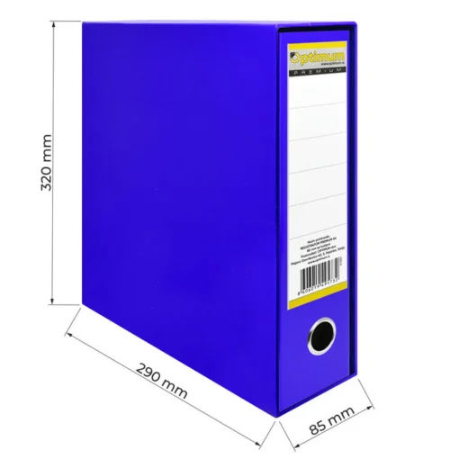 Registrator Premium A4 85 mm plavi Optimum