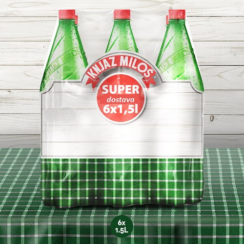 Mineralna voda KNJAZ MILOŠ 6×1.75l