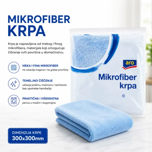 Univerzalna mikrofiber MAGIČNA krpa 30x30cm Aro