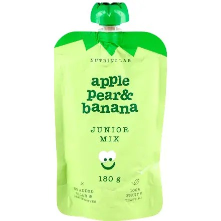 Zdrava užina NUTRINO LAB JUNIOR MIX GREEN 180g