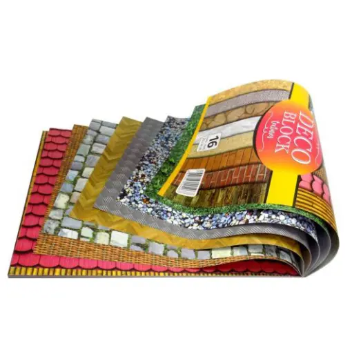 DECO BLOK Karton Teksture 250gr/m2 16listova, Optimum