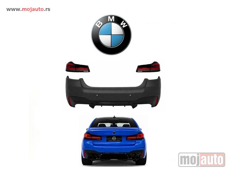 Zadnji body kit G30 za BMW 5 17-22 M u G30 LCI 22-25