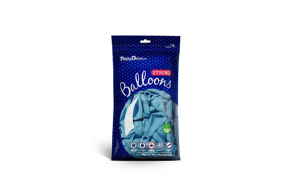 Mat bebi plava 12cm – 100 kom