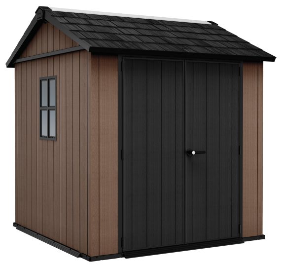 Keter Baštenska kućica newton plus wide 7×7,5, braon 261859
