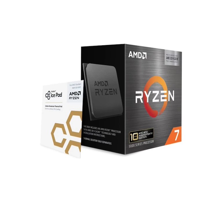 CPU AM4 AMD Ryzen 7 5800X3D, 8C/16T, 10th Anniversary Edition 100-100000651POF