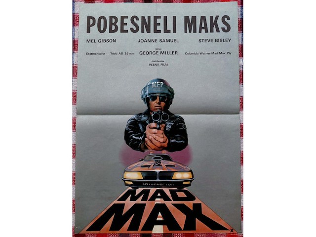 plakat POBESNELI MAKS (Mel Gibson)