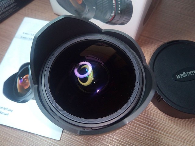Walimex PRO (Samyang) 8mm f3.5 Fish-Eye II for SONY A