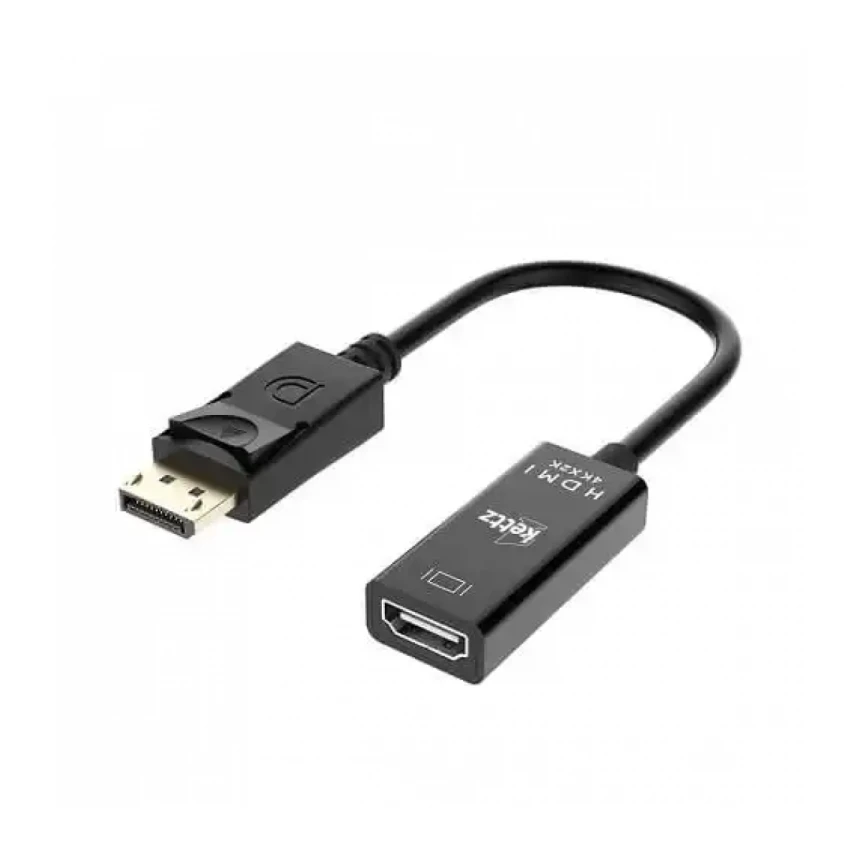 Adapter koverter Displayport - HDMI M/Ž 4K Kettz DP2H-04