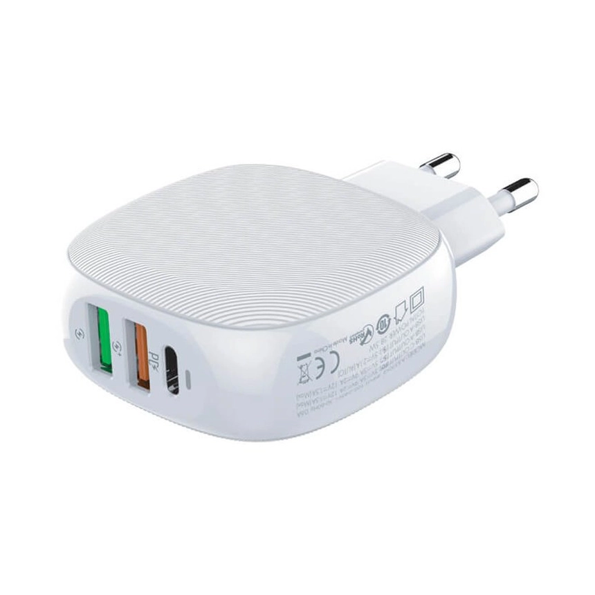 Voltaic USB Charger PD Type-C QC 3.0 28.5W White