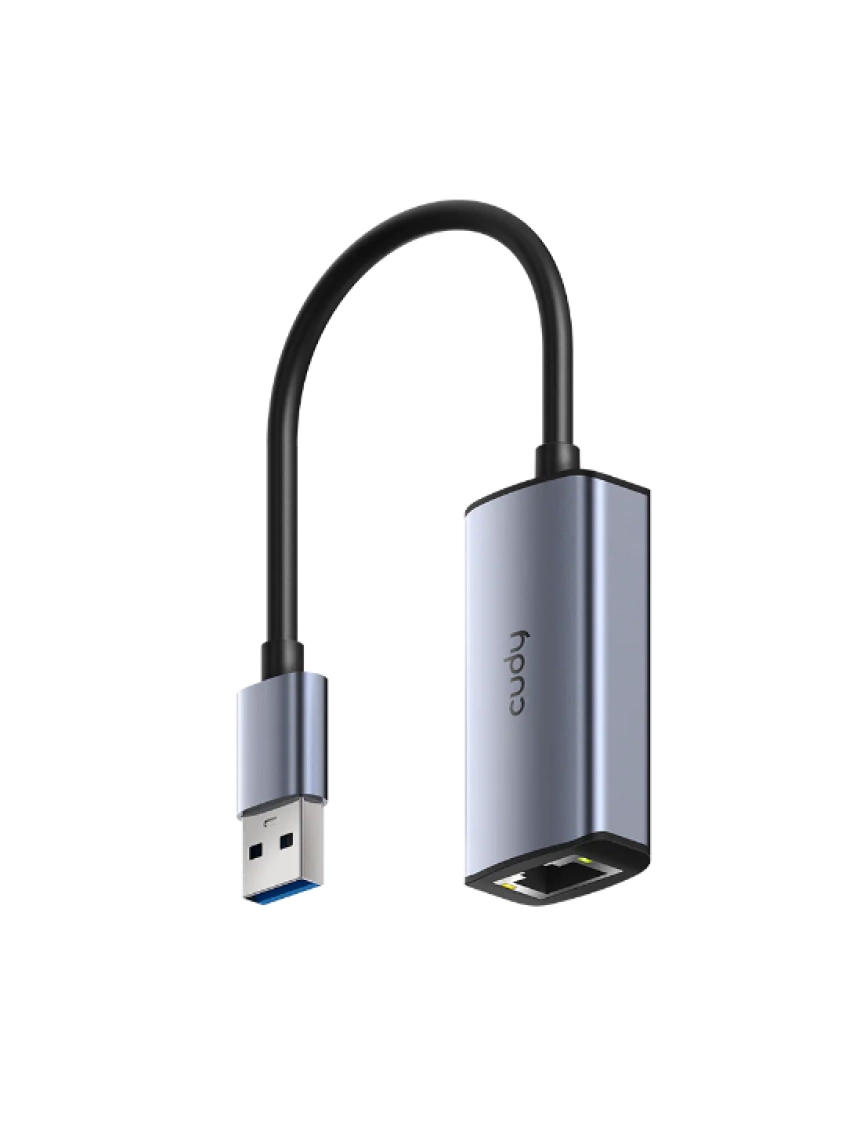 Cudy UE25A, USB-A adapter za Ethernet od 2.5 Gbps , 10/100/1000/2500 Mbps