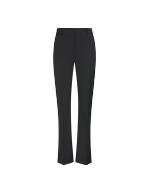 ELEGANTNE CRNE ŽENSKE PANTALONE RAVNIH NOGAVICA