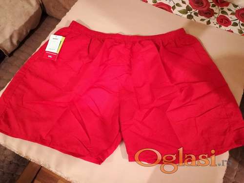 Kvalitetan muski sorts sa postavom u velikom broju 8XL Crveni Novo