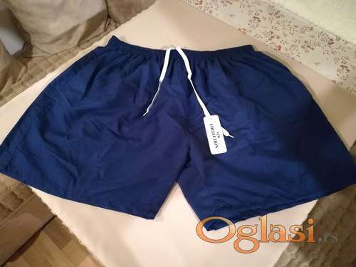 Kvalitetan muski sorts sa dzepovima Fashion u velikom broju 8XL Teget Novo
