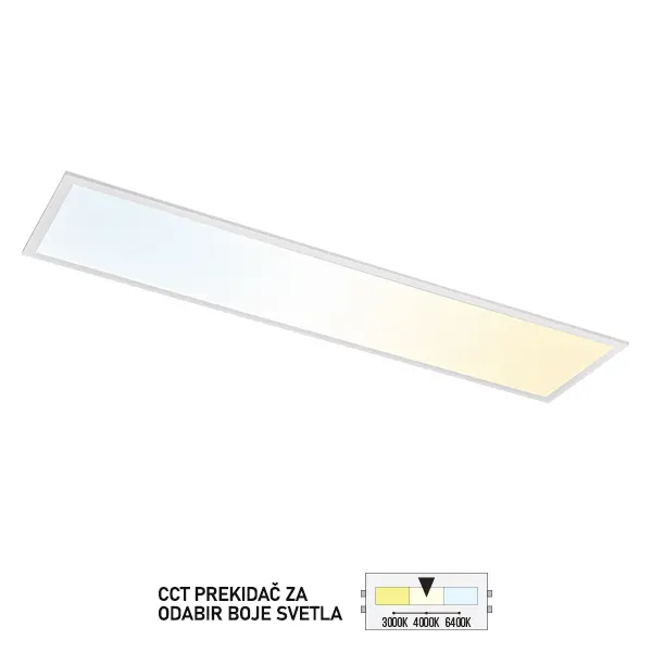 LED PANEL UGRADNI 1195×295 LPA-09-1350P CCT FORMA