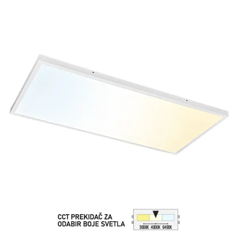 LED PANEL NADGRADNI 1200×600 LPA-08-1696P CCT FORMA