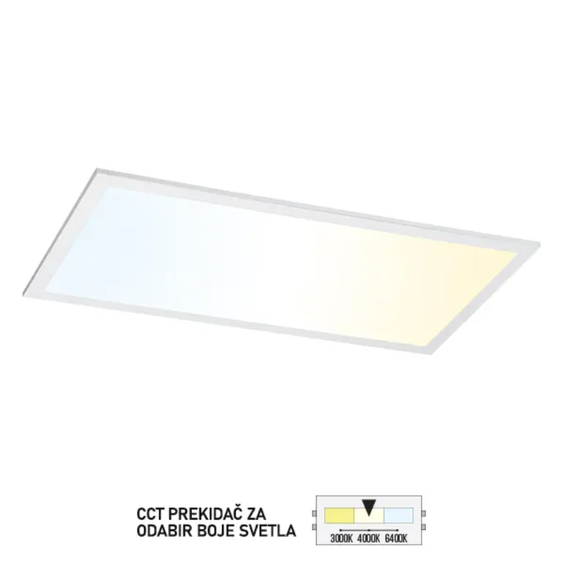 LED PANEL UGRADNI 595×295 LPA-09-6336P CCT FORMA