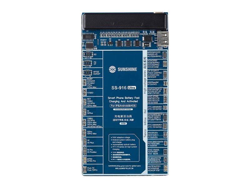 SUNSHINE TESTER BATERIJA I AKTIVATOR SS-916 ZA IPHONE/SAMSUNG