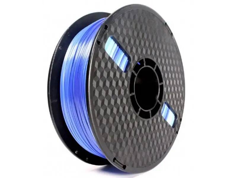 GEMBIRD 3DP-PLA-SK-01-ICE PLA SVILENKASTI LED FILAMENT ZA 3D STAMPAC 1.75MM, KOTUR 1KG ICE BLUE + DARK BLUE
