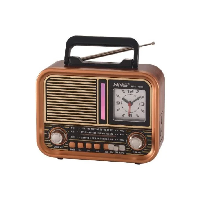 Prosto NS-7778BT - retro Bluetooth radio sa ugrađenim satom