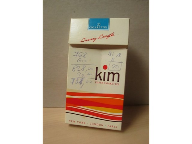 Kim Kutija Od Cigareta Jugoslavija