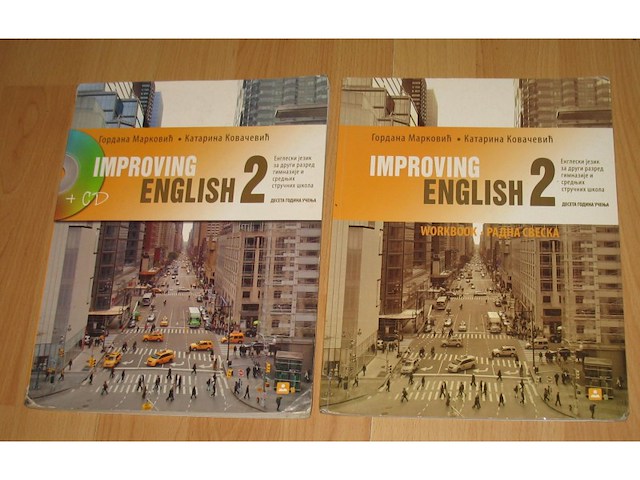 IMPROVING ENGLISH 2 UDZBENIK + RADNA SVESKA + CD