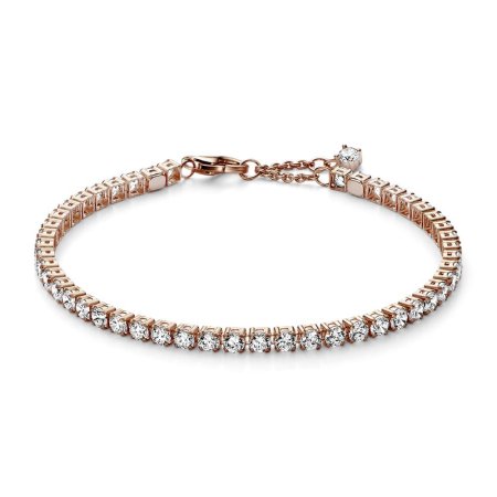 Tennis narukvica od 14k roze pozlate