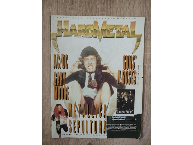 Časopis HARD METAL broj 3 - Sa manom / Isečen ćošak