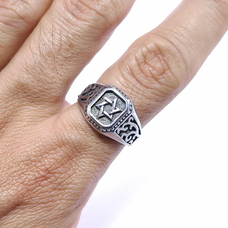 Hexagram Prsten